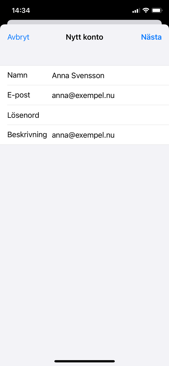 Apple Mail på iPhone & iPad | WK.se - Blixtsnabbt WordPress webbhotell för din hemsida och e-post